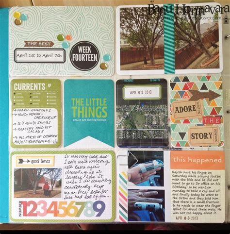 Week 14 Project Life Layout By Bhdallas Studio Calico