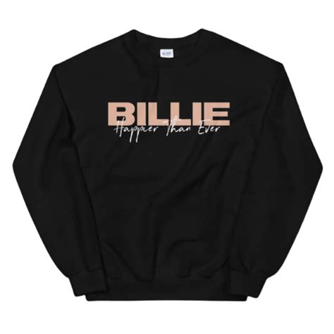 Billie Eilish Merch Happier Than Ever Sweatshirt - Billie Eilish | Store