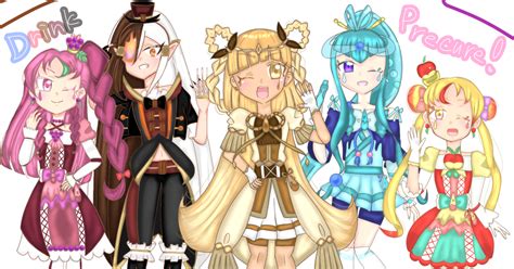 オリジナルプリキュア ドリンクプリキュア！設定集 オリキュア 地味のイラスト Pixiv