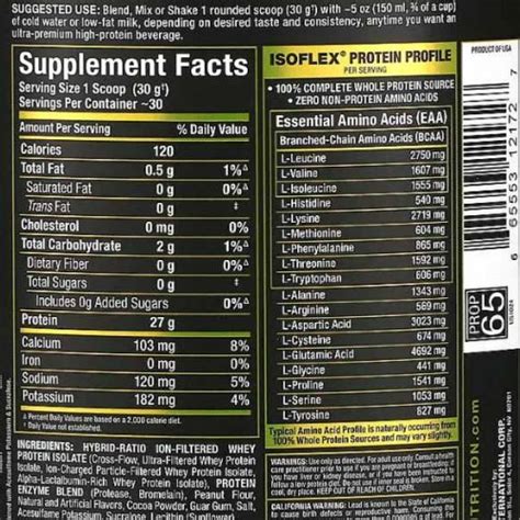 Allmax Isoflex Pure Whey Protein Isolate Chocolate Peanut Butter