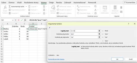 Jak používat IF funkci v Excelu Skillmea