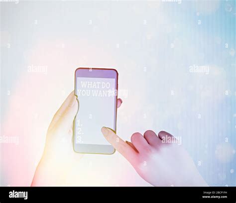 Writing Note Showing What Do You Want Question Business Concept For Say Or Write In Order To