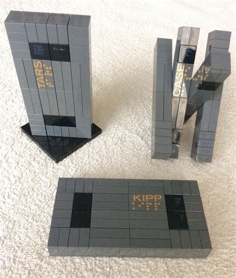 Interstellar Movie Robot Tars Case And Kipp Custom Figure Made Etsy