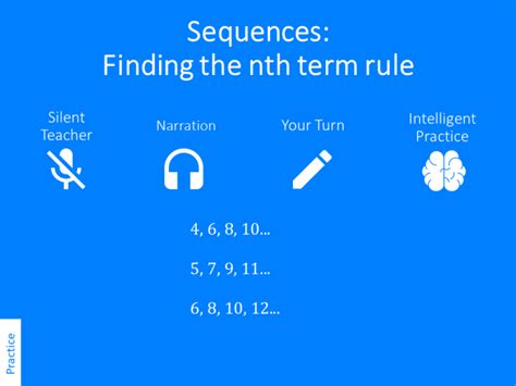 Finding The Nth Term Of A Linear Sequence Variation Theory