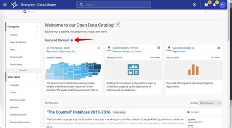 Customizing The Data Portal Homepage And Catalog Page Data Insights Client Center