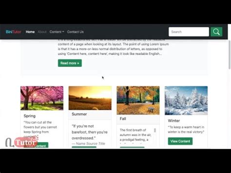 Introduction To Bootstrap Example Project Amharic Lang YouTube