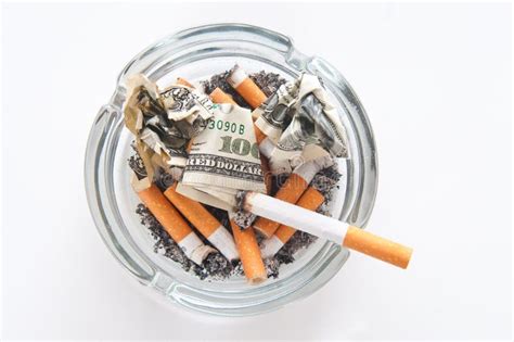 Cigarette In Ashtray Stock Image Image 8042061