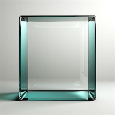 Premium Ai Image Vector Glass Frame In Realistic Style