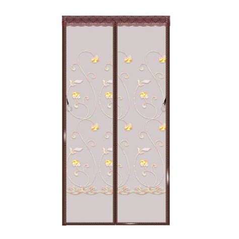 Shatex 35 In X 83 In Gray Plastic Magnetic Screen Door With