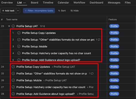 subtasks showing in main task list after converting from task to