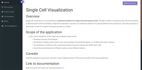 Single Cell Visualization Polly Documentation