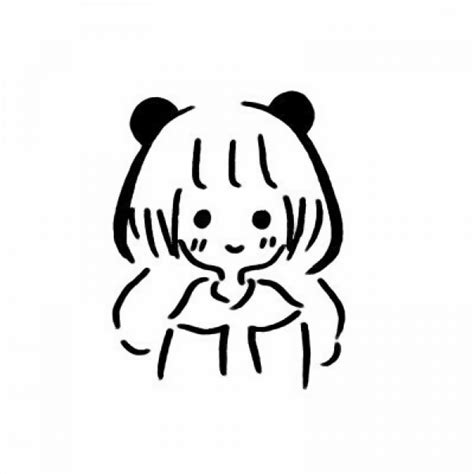 超可爱的简笔画女头像图片 超萌可爱头像女生 13 张 第2页 动漫 刻爱头像网