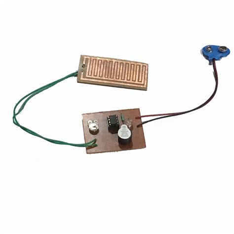 Rain Alarm On Handmade PCB Project Hub