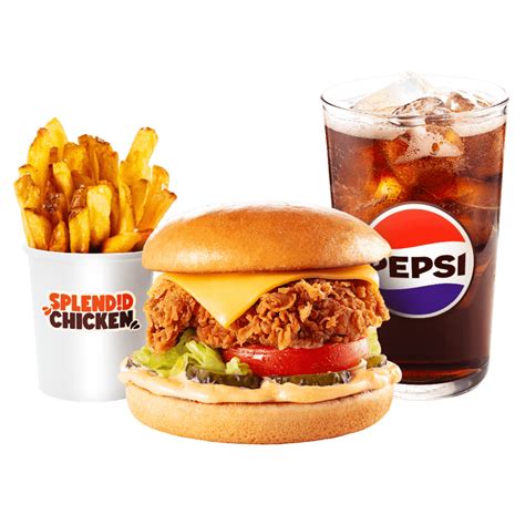 Meniu Sandwich Spicy Chicken Deluxe Splendid Chicken
