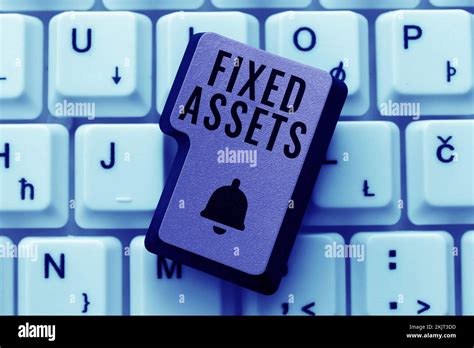 Hand Writing Sign Fixed Assets Conceptual Photo Long Term Tangible