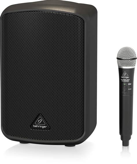 Behringer Mpa100bt All In One Portable 100 Watt Speaker With Wireless Microphone Bluetooth