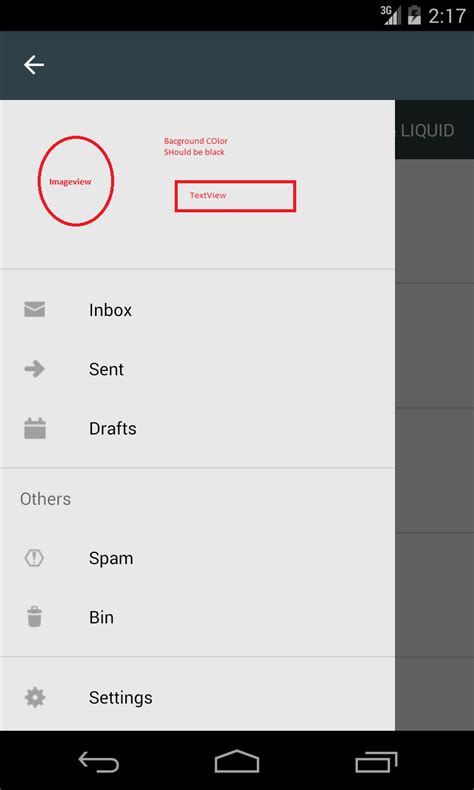Android How To Set Image View And Text In Menuitem Stack Overflow