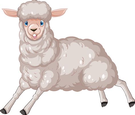 Personnage De Dessin Animé De Mouton Mignon 7092627 Art Vectoriel Chez
