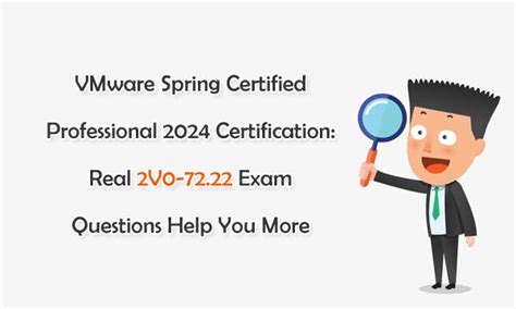 Vmware Spring Certified Professional 2024 Certification Real 2v0 72 22