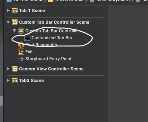 Github Gagan5278curvedtabbar A Demo Written In Swift To Produce Curved Tabbar Item In Center