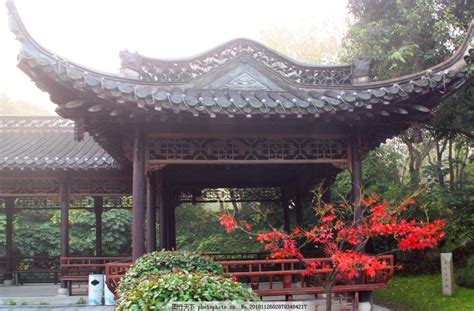 凉亭图片园林设计建筑空间 图行天下素材网
