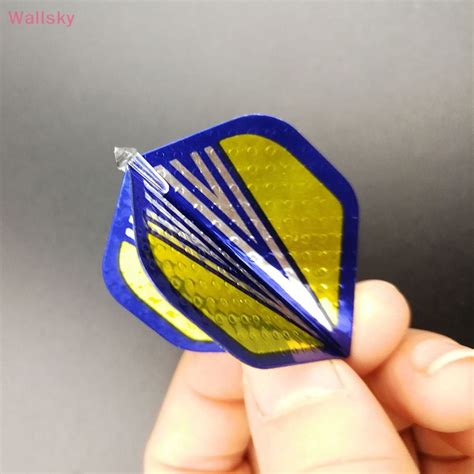 Wallsky 40pcs Set Dart Wing Protector Alloy Darts Flight Savers Darts