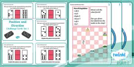 Compass Challenge Cards Teacher Made