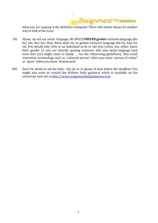 Assignment Writing Guidelines PDF