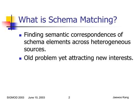 ppt on schema matching with opaque column names and data values powerpoint presentation id