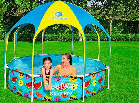Ripley Piscina Bestway Steel Pro Uv Redonda 2 44m X 51cm