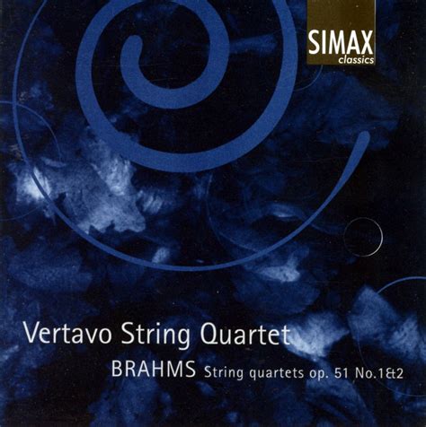 Brahms String Quartets Op 51 Grappano