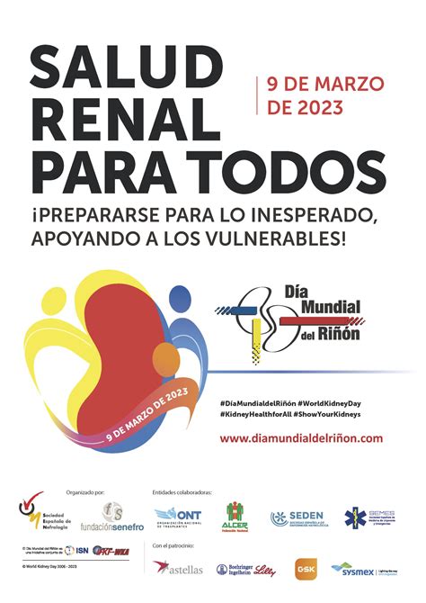 Día Mundial Del Riñón Asociación Para La Lucha Contra Las