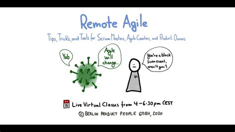 Remote Agile 1 Practices And Tools For Scrum Masters Agile Coaches And Product Owners Youtube