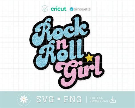 Rock N Roll Girl Svg Png Darla Nemo Costume Darla Finding Nemo Rock
