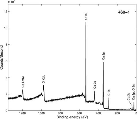 Vacuum Cleaved Calcium Carbonate By Xps Surface Science Spectra Aip