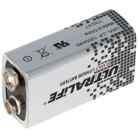 Ultralife Lithium Batterie 9 Volt E Block U9VL U9VL J U9VL J P