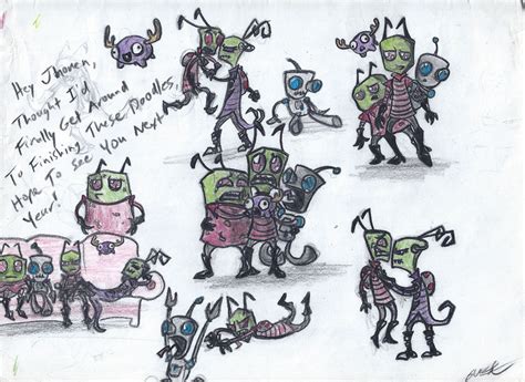 Invader Zim The Little Doll Of Doom Concept Art By Gustauve Drakenhime