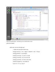 Inf Week Declaring And Using Arrays Docx Import Java Util Scanner