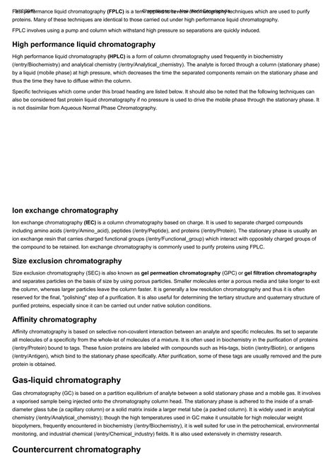 Chromatography Material Pdf