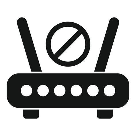 Wifi Router Showing No Connection Symbol Indicating Internet Outage 47224395 Vector Art At Vecteezy