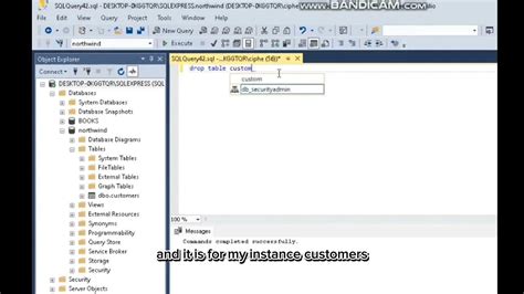 Create Database Sql Youtube