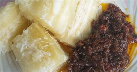 Resipi Ubi Rebus Sambal Ketuk Ikan Bilis Oleh Adawiyah Mohd Sharun