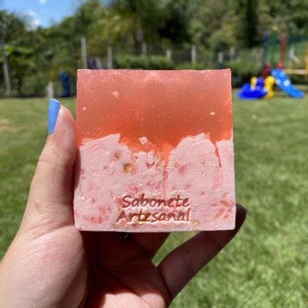 Sabonete Artesanal De Rosa Mosqueta 100g Shopee Brasil