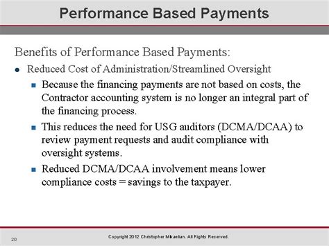 Progress Payments Vs Performance Based Payments On Us Progress Payments Vs Performance Based Payments On Us