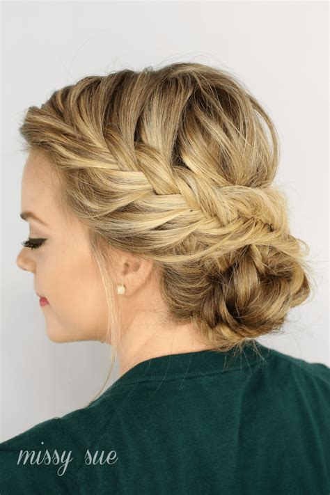 Side Fishtail Braid Wedding