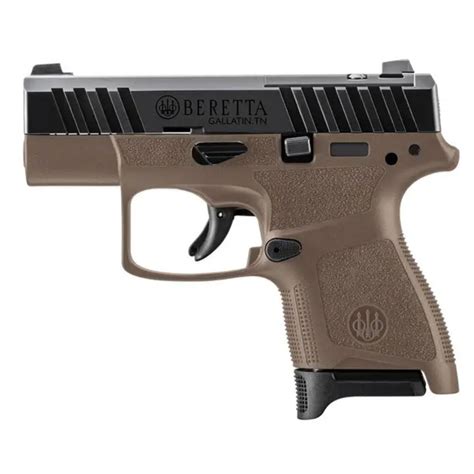 BERETTA Pistol APX A1 Carry Flat Dark Earth Cal 9mm 6 8rds 3 Bbl