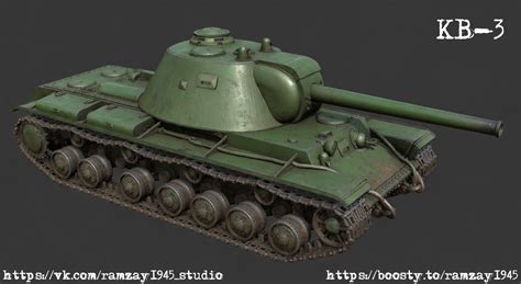 🪖 Kv 3 Soviet Experimental Heavy Tank 1100・ Stl File For 3d Printing・cults