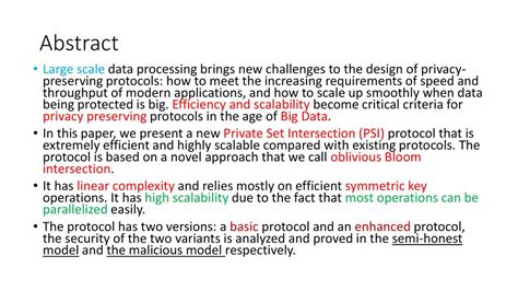 When Private Set Intersection Meets Big Data An Efficient And Scalable Protocol Ece Big