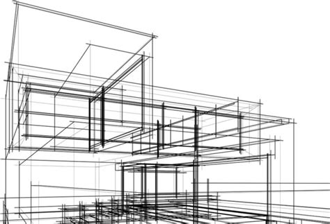 Edificio Casa Dibujo Arquitectónico Vector Ilustración Vector De Stock Por ©yuriya 684851454