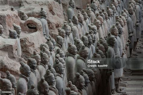 Mausoleum Qin Shi Huang Dari Tentara Terakota Kota Xian Provinsi